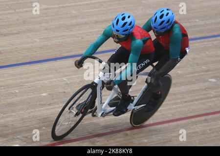 Kennedy OGADA of Kenya along with his pilot Njoki Peter Mwangi in the ...