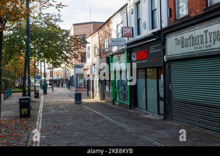 Church Street,Eccles a northern town in Greater Manchester Stock Photo ...
