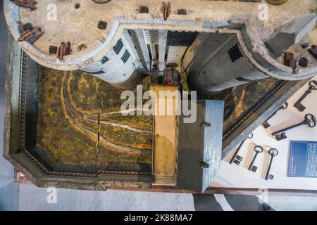 The model of Bastille prison Stock Photo - Alamy