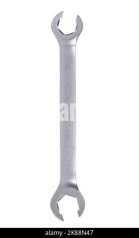 Break pipe spanner isolated over white background Stock Photo - Alamy
