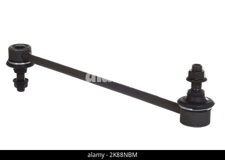 Car stabilizer link isolated over white background Stock Photo - Alamy