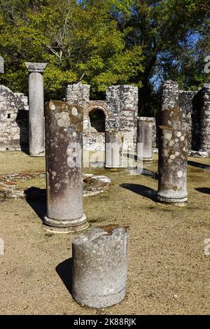 The Baptistery, Butrint was an ancient Greek and later Roman city and ...