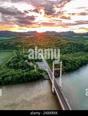 Puente de La Amistad de Taiwán over the Tempisque River on National ...