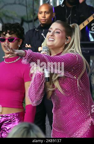 Meghan Trainor performs on Citi Concert Series on Today Show at Rock ...