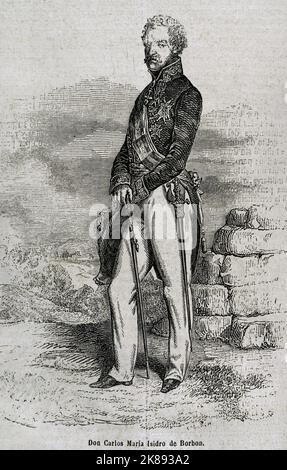 Carlos María Isidro de Borbón (1788-1855), known as Don Carlos. Infante ...