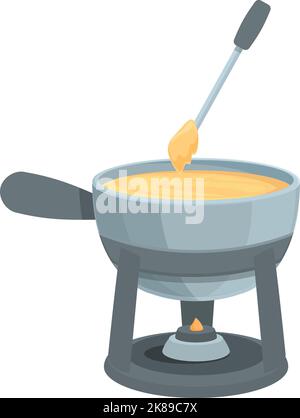 melted fondue cartoon vector illustration Stock Vector Image & Art - Alamy