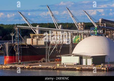 Commercial Port, Riga, Latvia, Europe Stock Photo - Alamy