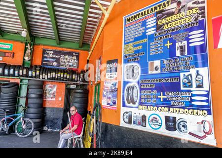 Inside Spanish garage Stock Photo - Alamy