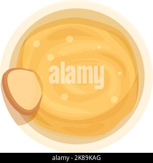 Humus potato icon cartoon vector. Pita bread. Bengal falafel. Humus ...
