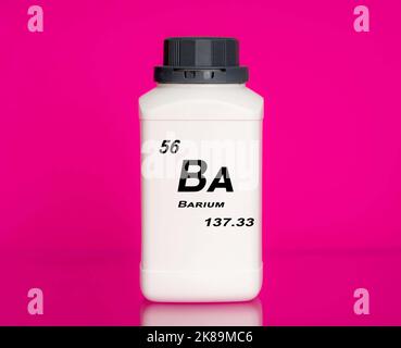 Barium chemical element Stock Photo - Alamy