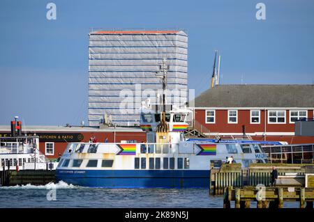 Halifax Transit passenger ferry "Christopher Stannix" with LGBT pride ...