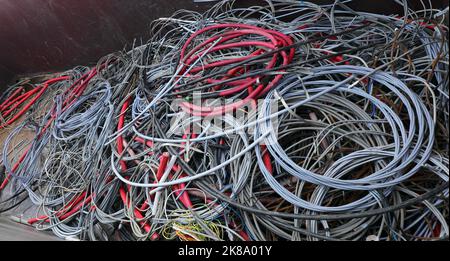 electrical cables do on container to recovery of copper in the ...