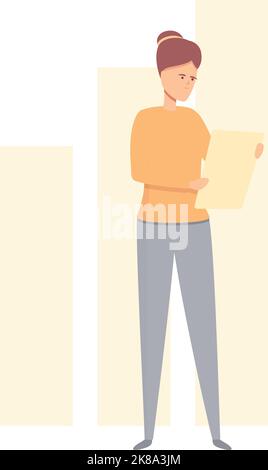 Compare indicator test icon cartoon vector. Cost product. Business unit ...