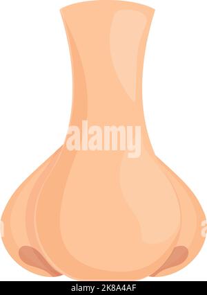 Wrinkle nose icon cartoon vector. Plastic operation. Face operation ...