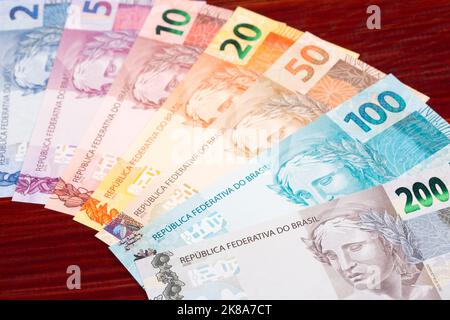 Brazilian money / reais Stock Photo - Alamy