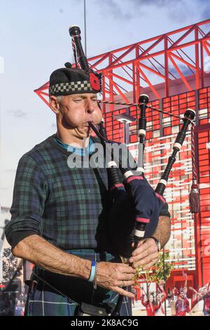 A general view outside the City Ground before the Premier League match ...