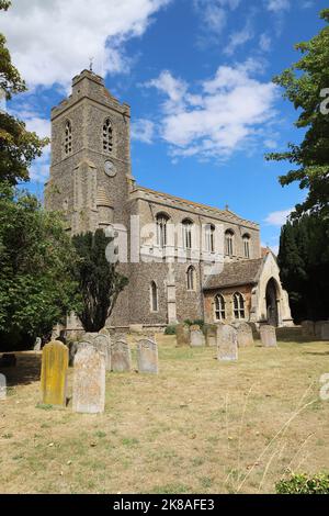 St Andrew's Church, Isleham, Cambridgeshire, England, UK Stock Photo ...