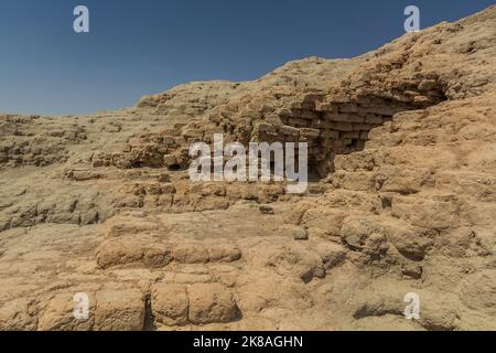 Western Deffufa, adobe temple ruins in the ancient city Kerma, Sudan ...