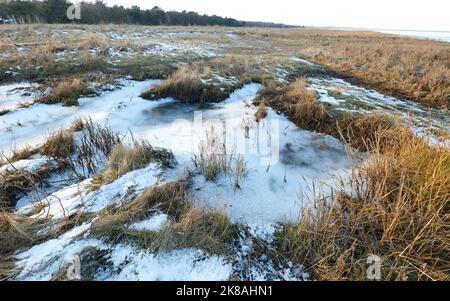 Danish Winter landscape by the coast of Kattegat. Photos of Danish ...