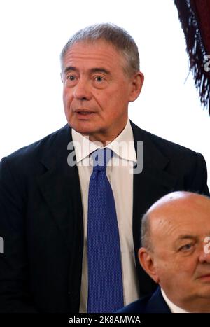 Minister of Enterprises and Made in Italy Adolfo Urso attends the ...