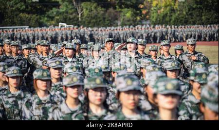 HUAI'AN, CHINA - OCTOBER 22, 2022 - An aerial photo shows the Baima ...