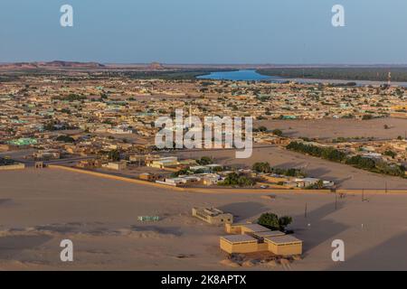 Aerial view of Karima town, Sudan Stock Photo - Alamy