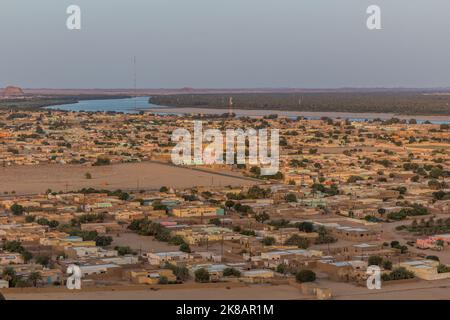 Aerial view of Karima town, Sudan Stock Photo - Alamy