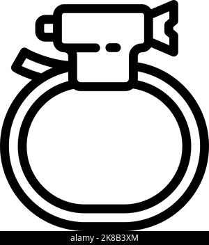 hose clamp line icon vector illustration Stock Vector Image & Art - Alamy