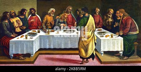 'Christ and the Disciples Before the Last Supper' (1909) by Henry ...