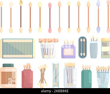 sterile swab set cartoon vector illustration Stock Vector Image & Art ...
