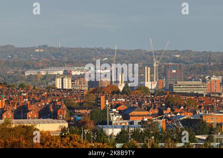 A view of Monk Bridge, Springwell Gardens & Latitude Purple which are ...