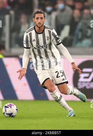 Turin, Italy . October 5, 2022, Adrien Rabiot of Juventus Fc celebrates ...