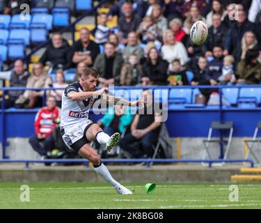 Marc Sneyd of England converts for a goal during the Rugby League World ...