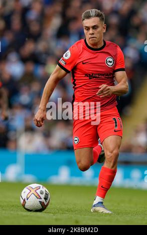 Manchester, UK. 22nd Oct, 2022. Robert Sanchez of Brighton during the ...