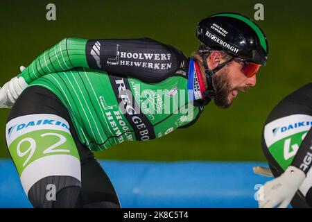 AMSTERDAM, NETHERLANDS - OCTOBER 22: Gary Hekman of team Reggeborgh ...