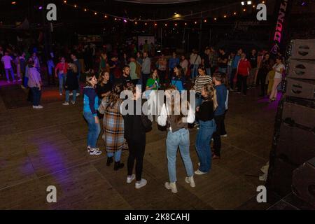 Illustration picture shows the fanzone at the European Open Tennis ATP ...