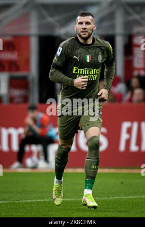 Ante Rebic of AC Milan during the Serie A 2022/23 match between Torino ...