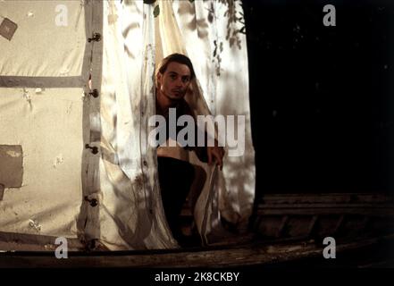 JOHNNY DEPP in CHOCOLAT (2000), directed by LASSE HALLSTROM. Credit ...