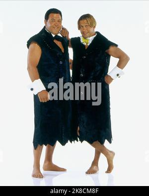 Mark Addy & Stephen Baldwin Film: The Flintstones In Viva Rock Vegas ...