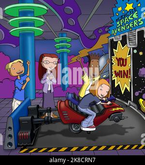 Carver, Tish, Lor & Tino Television: The Weekenders (2000) Rollerblades ...