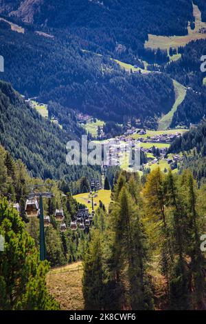 panorama from the Val Gardena area in Dolomites (Italy Stock Photo - Alamy