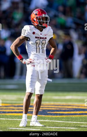 UNLV wide receiver Ricky White (WO47) poses for a portrait at the NFL ...