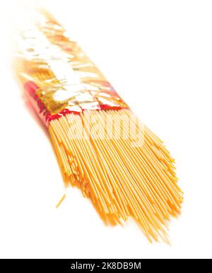 pasta linguine opened pack, isolated Stock Photo - Alamy
