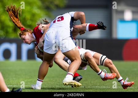 Canada's Alex Tessier during the Women's Rugby World Cup group stage ...