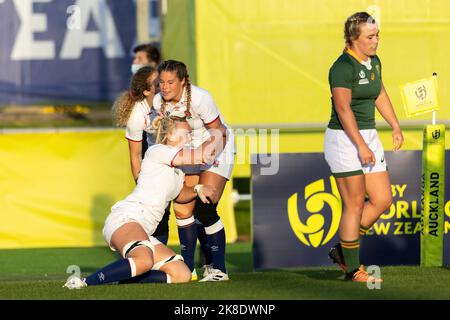 England's Rosie Galligan after the Women's Rugby World Cup 2025 semi ...