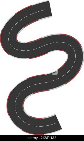 Racetrack circuit icon cartoon vector. Car race. Road formula Stock ...