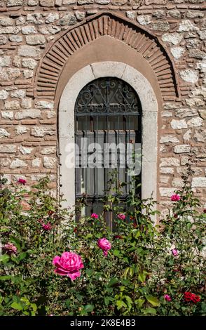 Old window Architecture from the Ottoman times In Istanbul Stock Photo ...