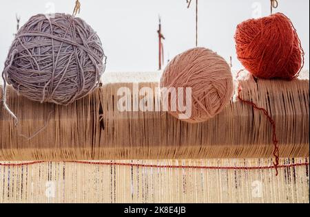 Set or rolls of colotful string Stock Photo - Alamy