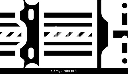 quick release vice glyph icon vector illustration Stock Vector Image ...