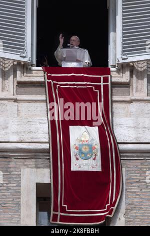 Pope Francis gives his blessing during his weekly general audience in ...